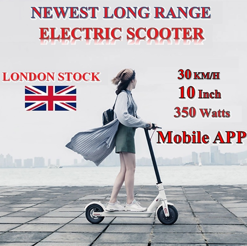 PRO 365 Foldable 10inch 30KM/H Big Wheels Electric Scooter with APP ...